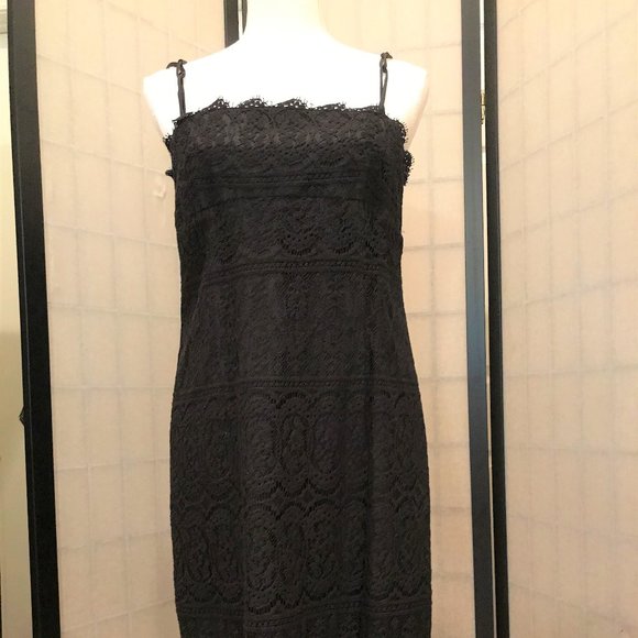 Trio New York | Dresses | Trio Ny Black Lace Cocktail Midi Dres | Poshmark